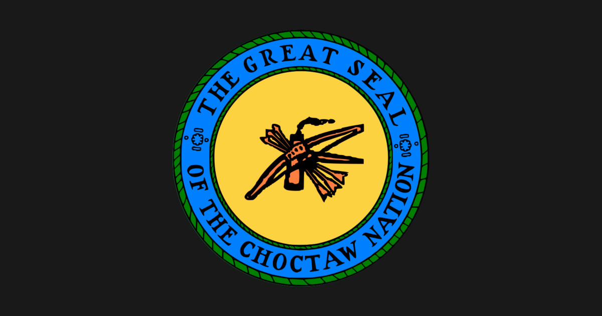 The Great Seal of Choctaw Nation of Oklahoma - Choctaw Nation - T-Shirt ...