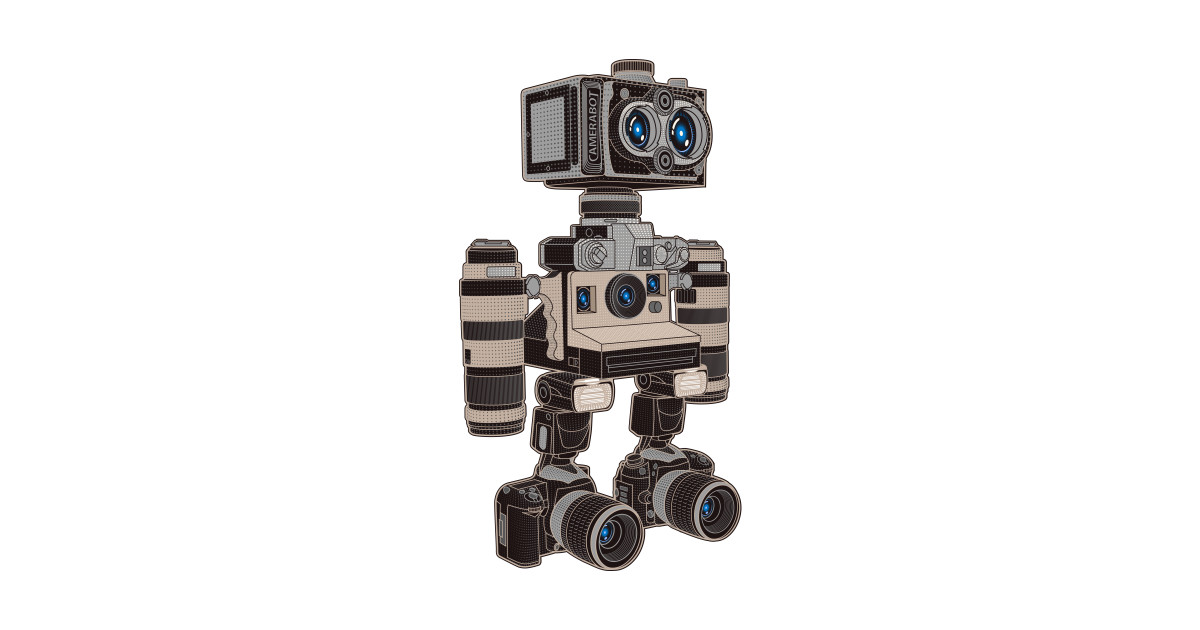 Camera Bot 6000 - Camera Robot - T-Shirt | TeePublic