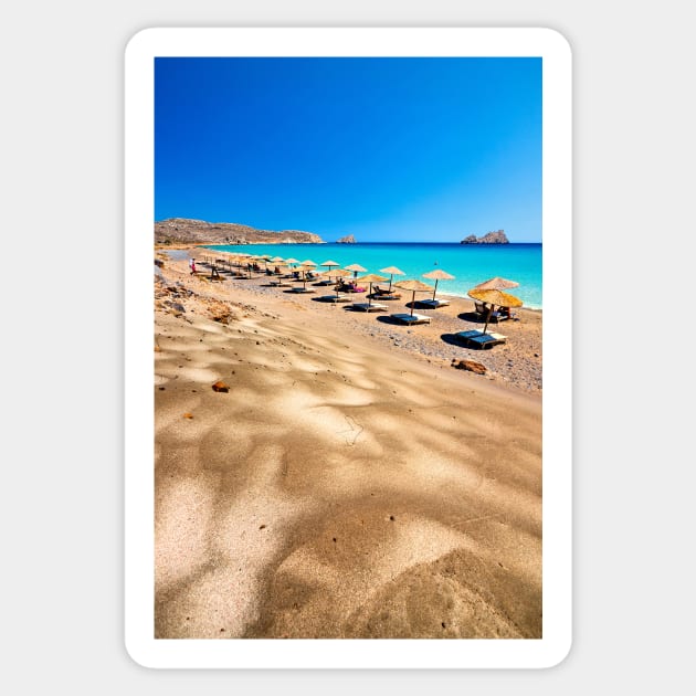 Sand dunes of Xerokambos - Crete - Attraction - Sticker | TeePublic