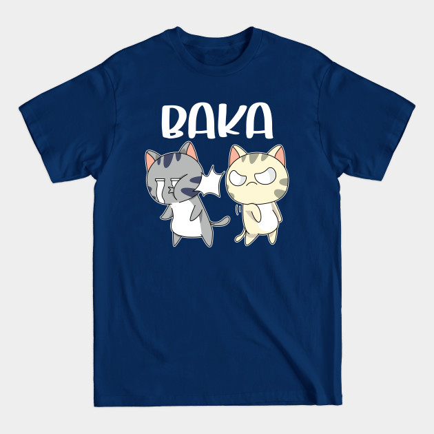 Kawaii Cats Baka Japan Cats Slap In The Face - Gift - T-Shirt Designed ...