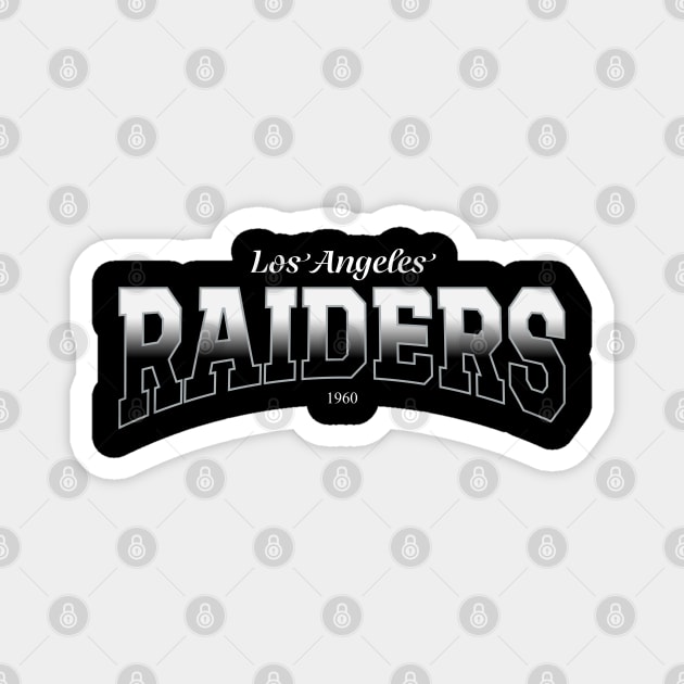 Los Angeles Raiders Retro - Nfl Team - Magnet | TeePublic