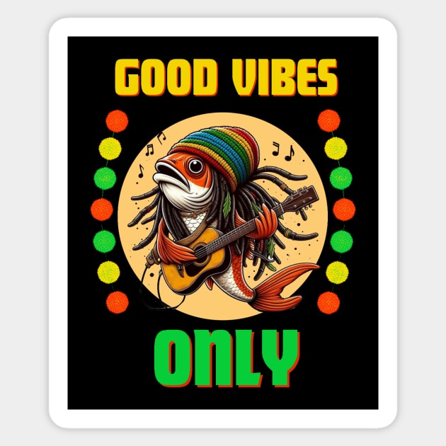 Good vibes only - Good Vibes Only - Sticker | TeePublic
