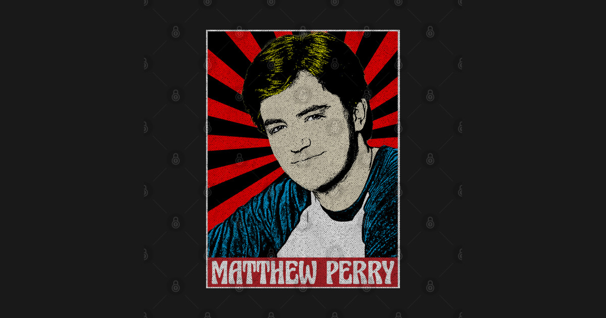 Matthew Perry 80s Pop Art Fan Art - Matthew Perry - T-Shirt | TeePublic