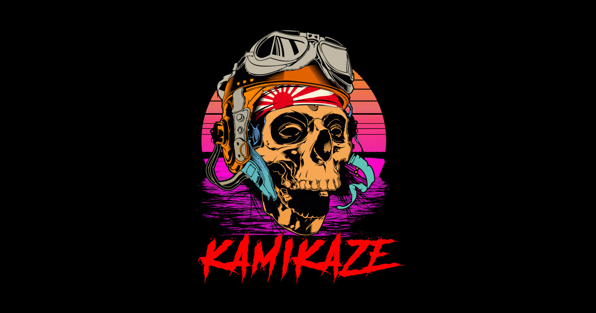 KAMI KAZE - Kamikaze - Sticker | TeePublic