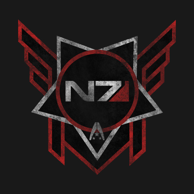 N7 Crest - Mass Effect - T-Shirt | TeePublic