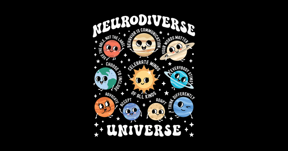 Neurodiverse Universe Space Planet Special Ed Teacher SPED ...