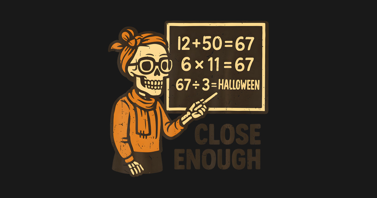 67 Math Teacher Halloween Mathematic Math Brainrot - Math Teacher ...