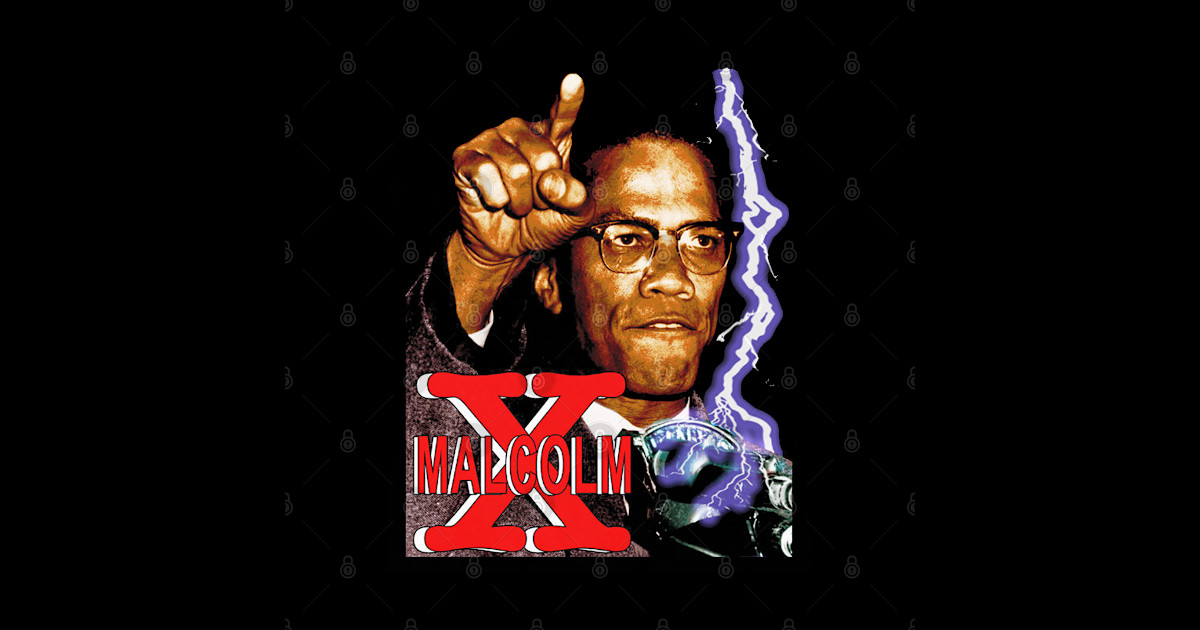 Malcolm X Big Face - Malcolm X - Posters and Art Prints | TeePublic
