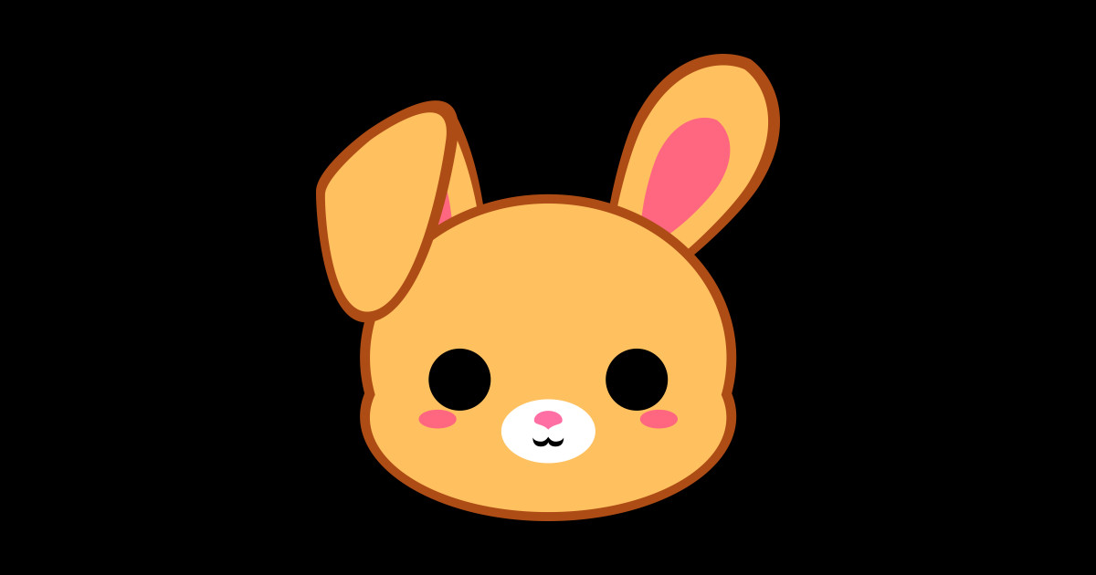 Cute Yellow Rabbit - Bunny - Sticker | TeePublic