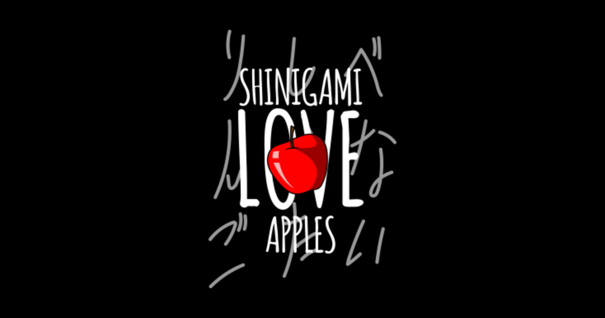 Shinigami love apples - Death Note - T-Shirt | TeePublic