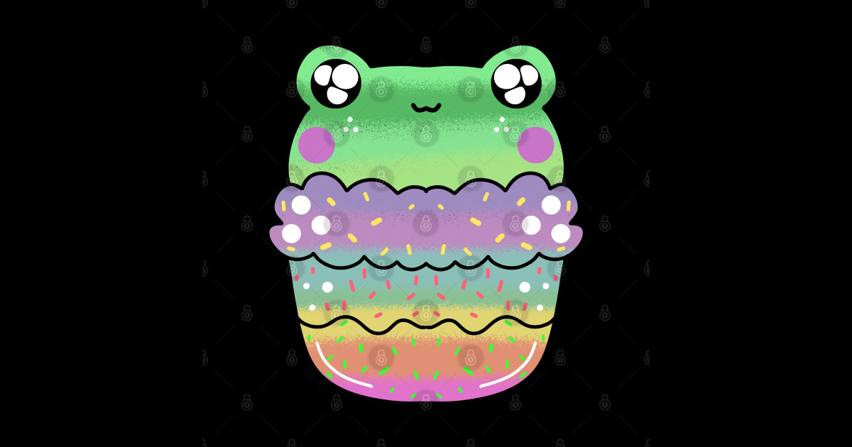 Froggy kawaii cute bubble milk tea - Kawaii Boba - Posters and Art ...