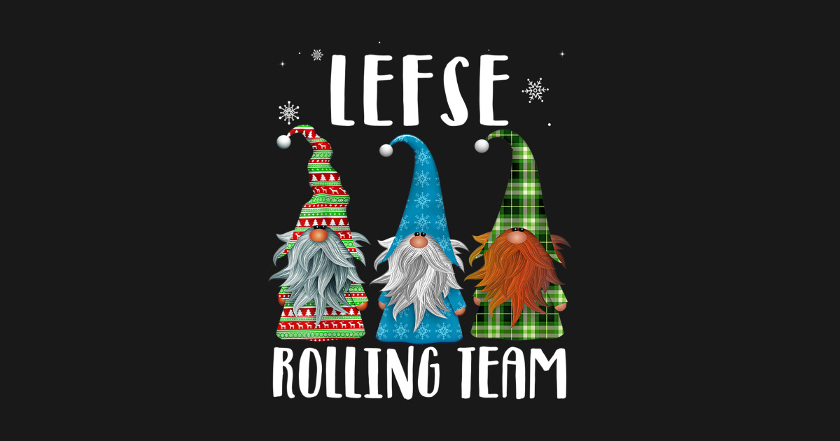 Lefse Making Rolling Team Garden Gnome Christmas Pajamas - Christmas ...
