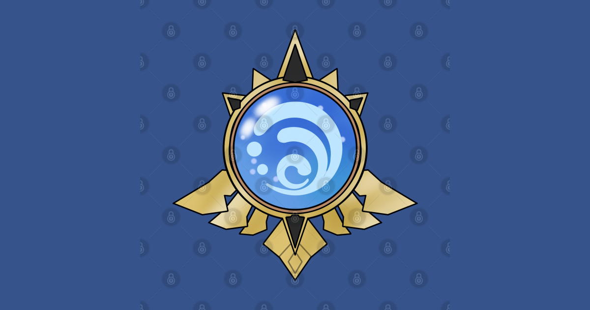 Mondstat Hydro Vision - Genshin Impact - T-Shirt | TeePublic