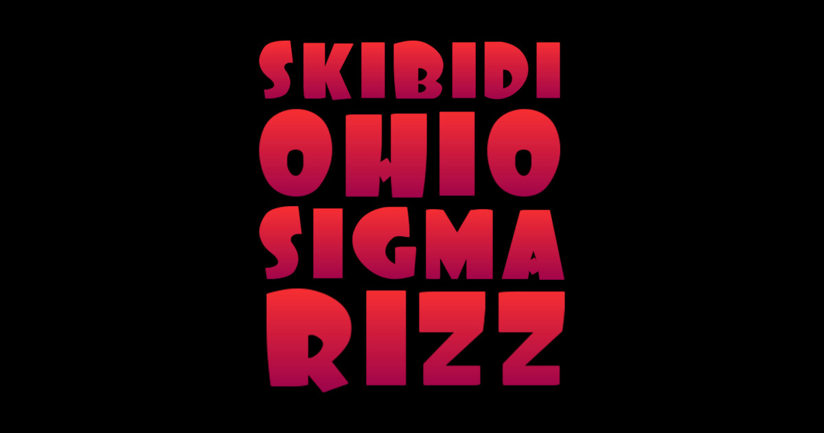 Skibidi Ohio Sigma Rizz - Funny Memes - Skibidi Toilet - Sticker ...