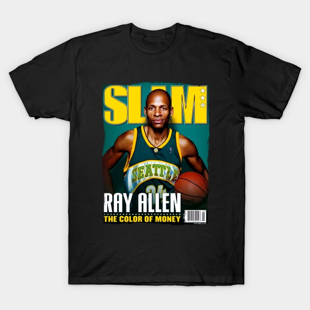 Ray Allen - SLAM - Ray Allen - T-Shirt | TeePublic