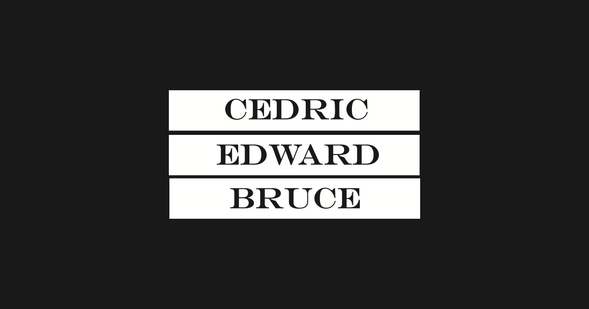 cedric edward bruce 2 - Edward - T-Shirt | TeePublic
