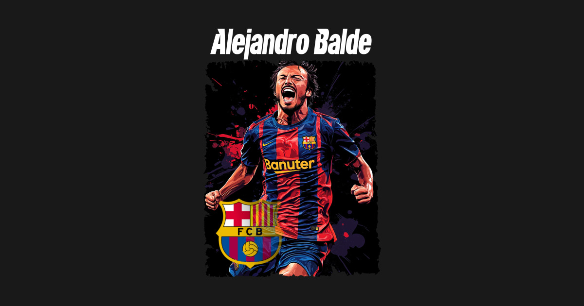ALEJANDRO BALDE FOOTBALL FAN ART - Alejandro Balde Football Fan Art - T-Shirt | TeePublic