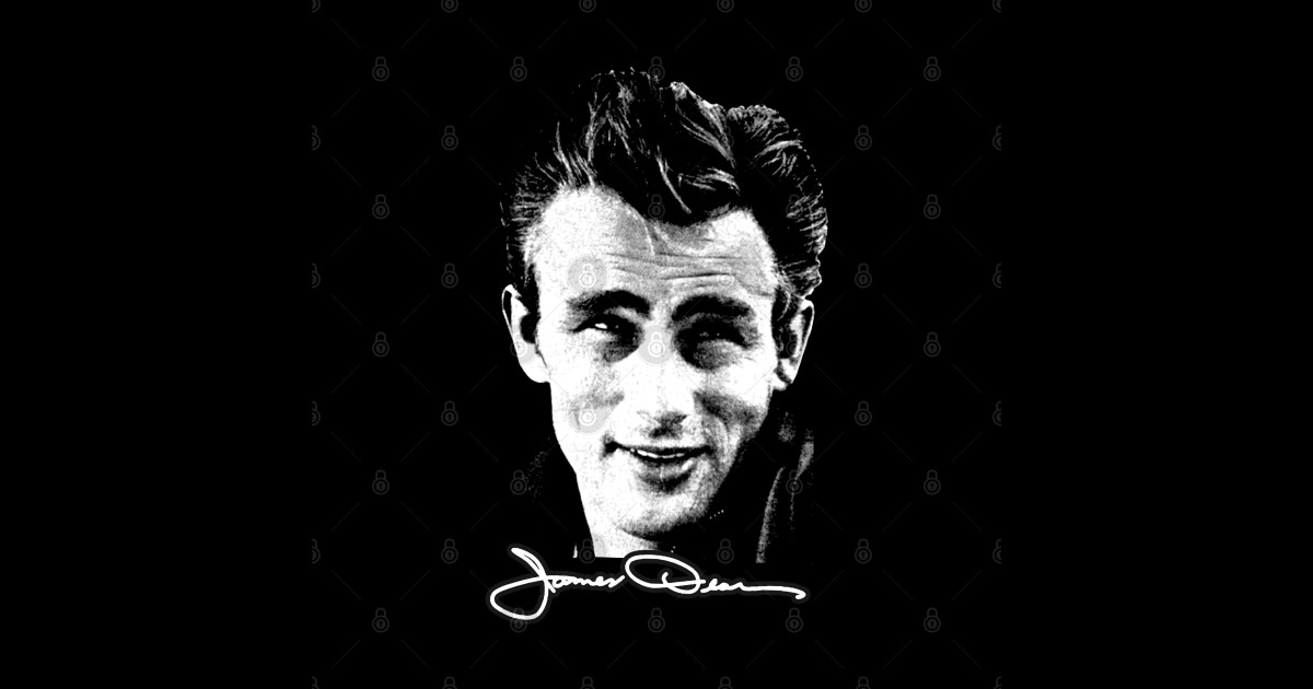 Vintage James Dean - James Dean - Sticker | TeePublic