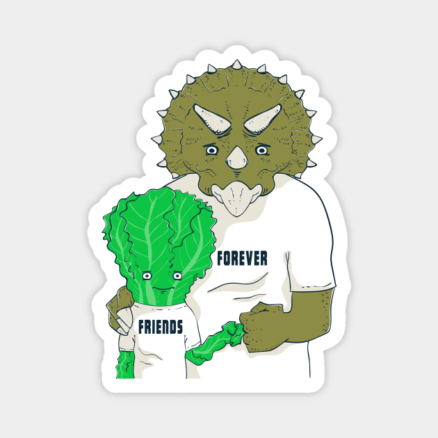 Forever Friends - Dinosaur - Magnet | TeePublic