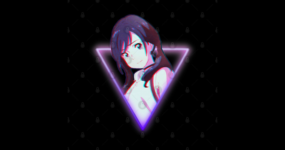 Weathering with you hina vapourwave - Weathering With You - Sticker ...