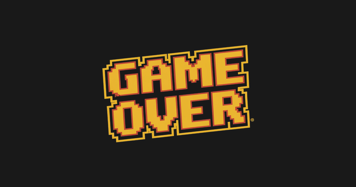 Game Over Vintage Retro Arcade Video Games Gaming - Video Games Gaming ...