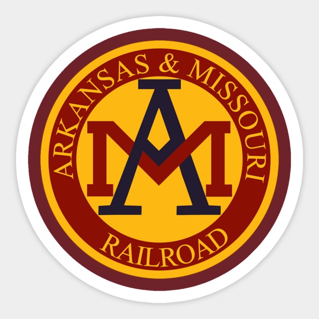 AMRR Classic Logo - Train - Sticker | TeePublic