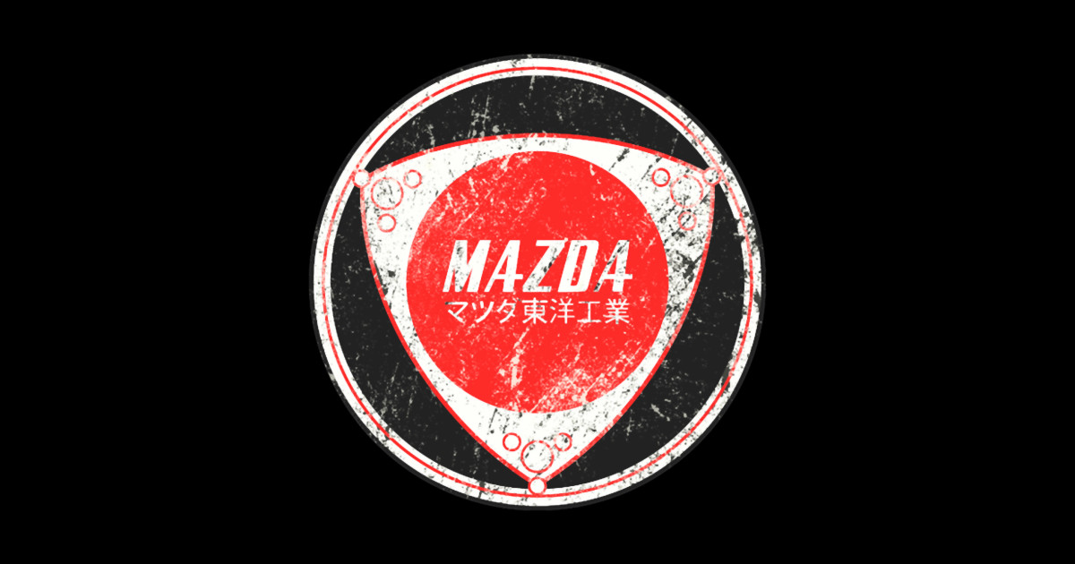 Mazda Rotary Vintage Logo - Mazda Rotary Logo - Sticker | TeePublic