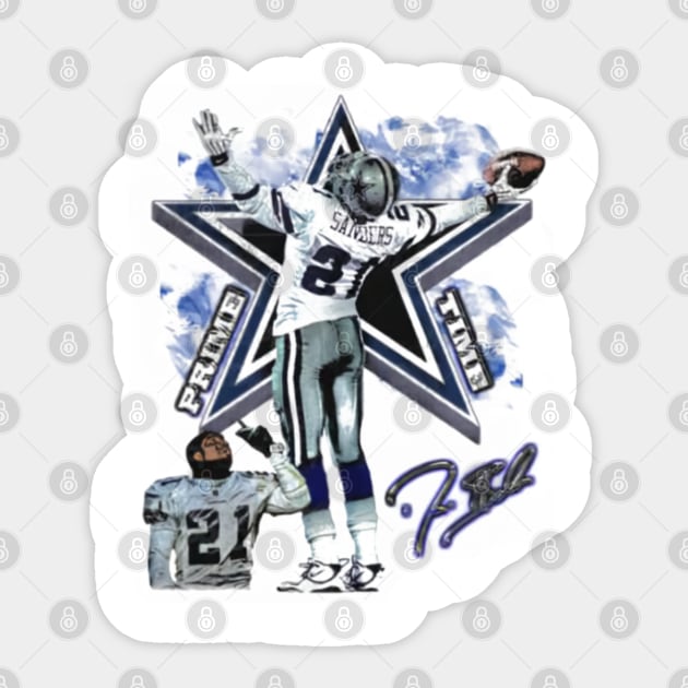 Deion Sanders Prime Time - Deion Sanders - Sticker | TeePublic