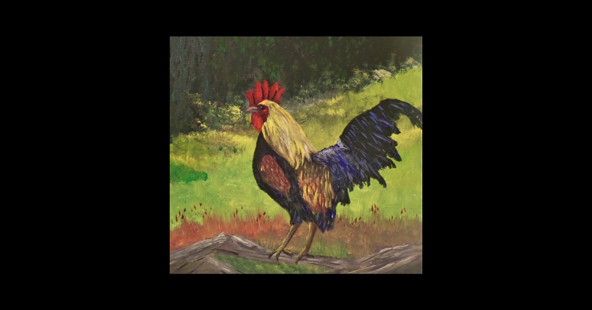 Rooster Time - Rooster - Sticker | TeePublic