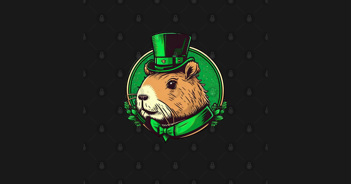 Capybara St. Patrick's Day - St Patricks Day - Tank Top | TeePublic