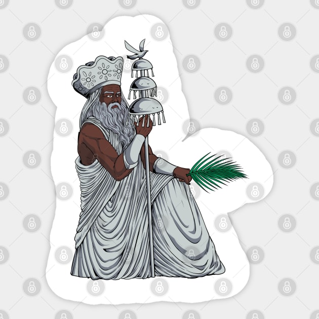 God of the Yoruba religion - Obatala - Obatala - Sticker | TeePublic