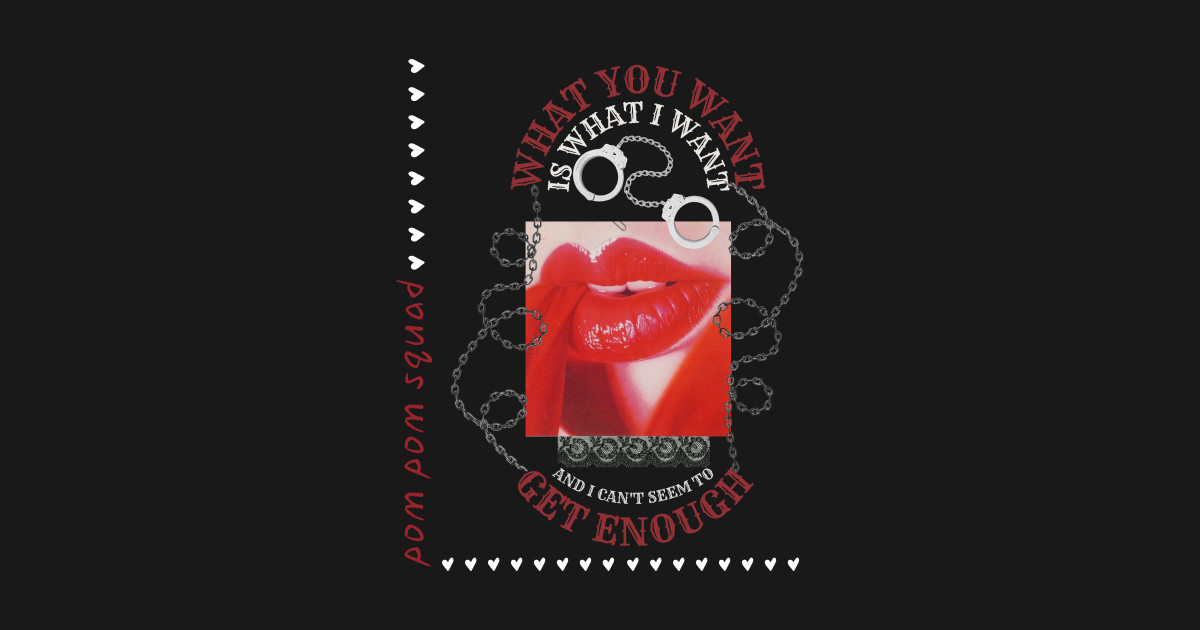 Pom Pom Squad Band Red With Love Lyrics Pom Pom Squad Band T Shirt Teepublic
