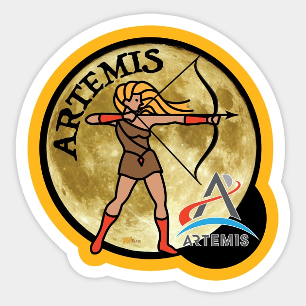 Artemis Moon - Artemis - Sticker | TeePublic
