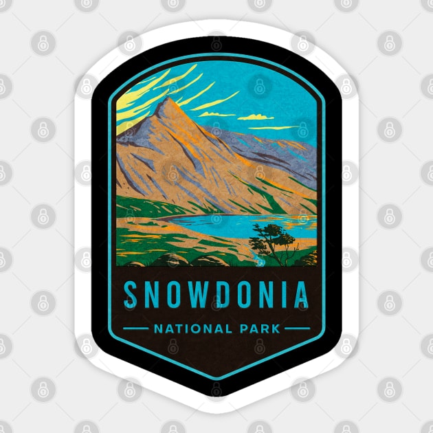 Snowdonia National Park - Snowdonia National Park - Sticker | TeePublic