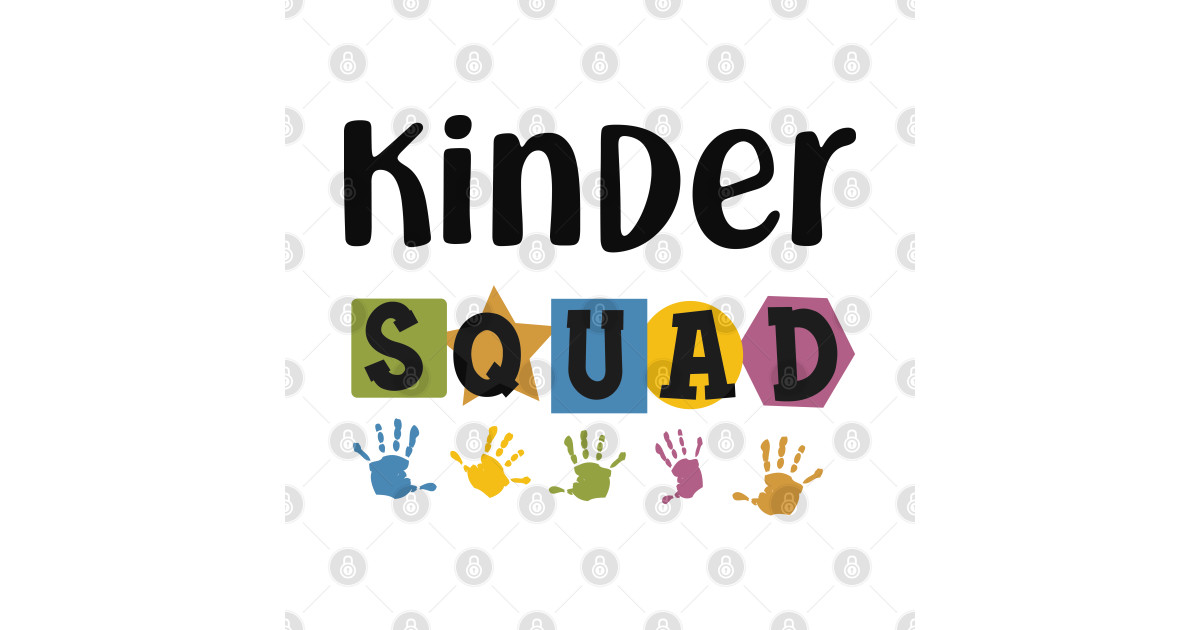 Kinder Squad - Kindergarten Crew - T-Shirt | TeePublic
