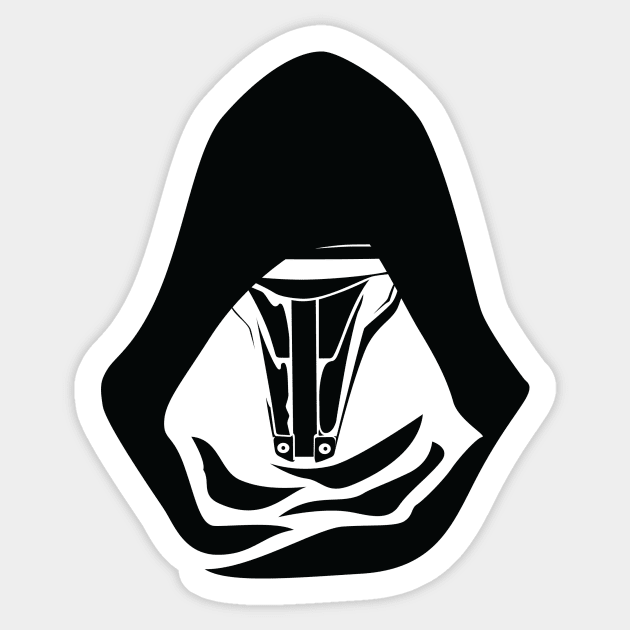 Darth Revan Mask – in Black - Darth - Sticker | TeePublic