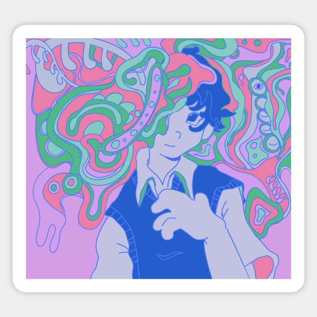Omori fanart - Omori - Sticker | TeePublic
