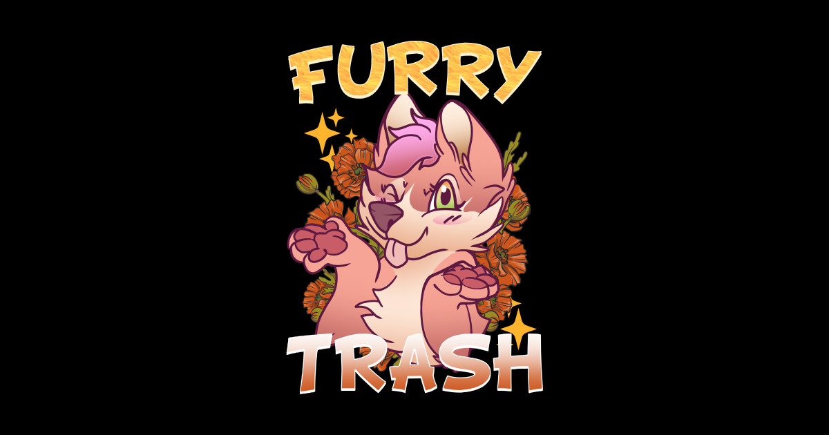 Furry Trash I Furries Convention I Anime Cosplay - Fursuit - Sticker ...