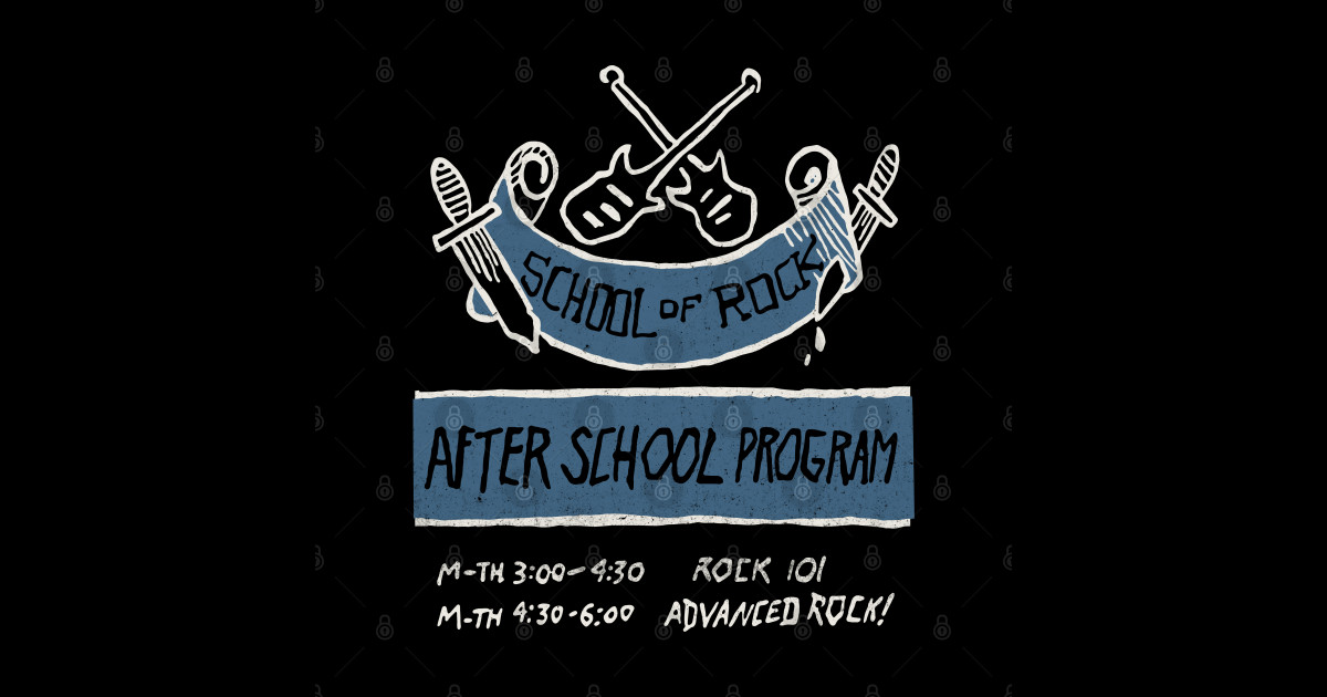 School of Rock After School Sign - School Of Rock - Posters and Art ...