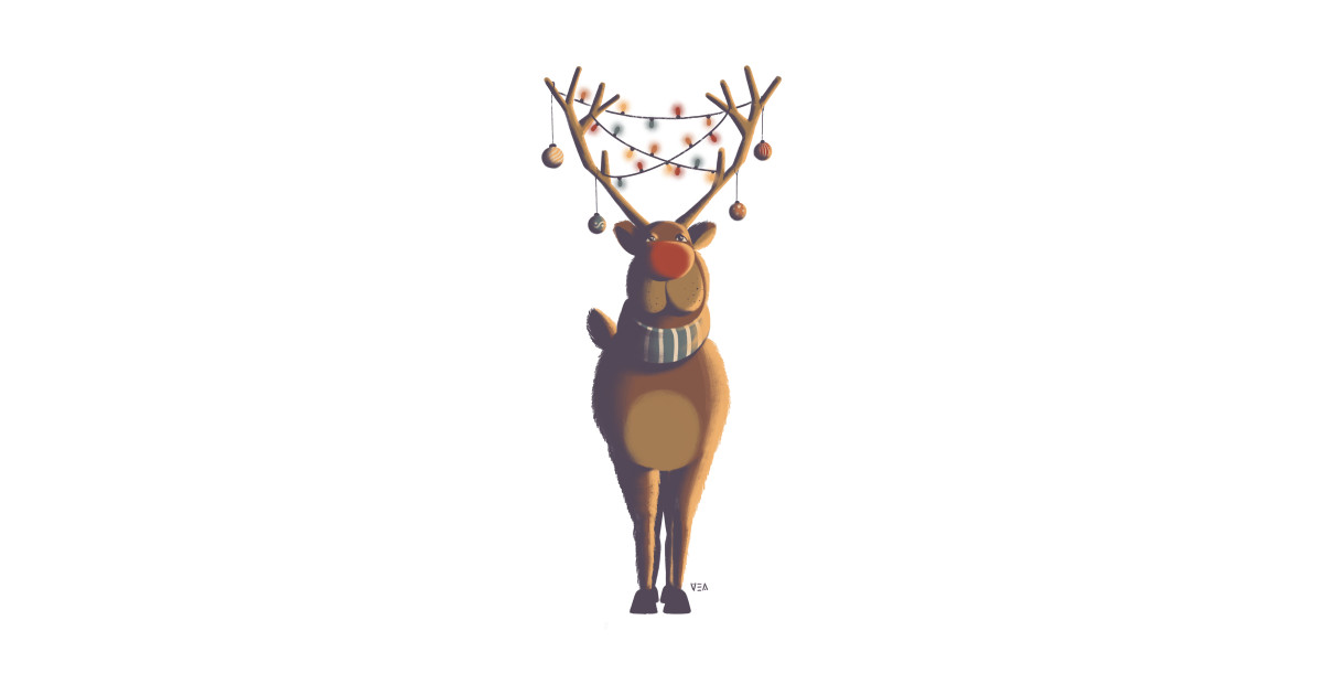 Rudolph Reindeer - Rudolph - T-Shirt | TeePublic