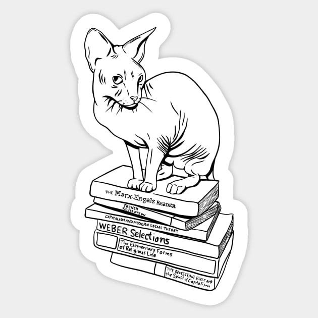 Marxist Cat - Marxism - Sticker | TeePublic