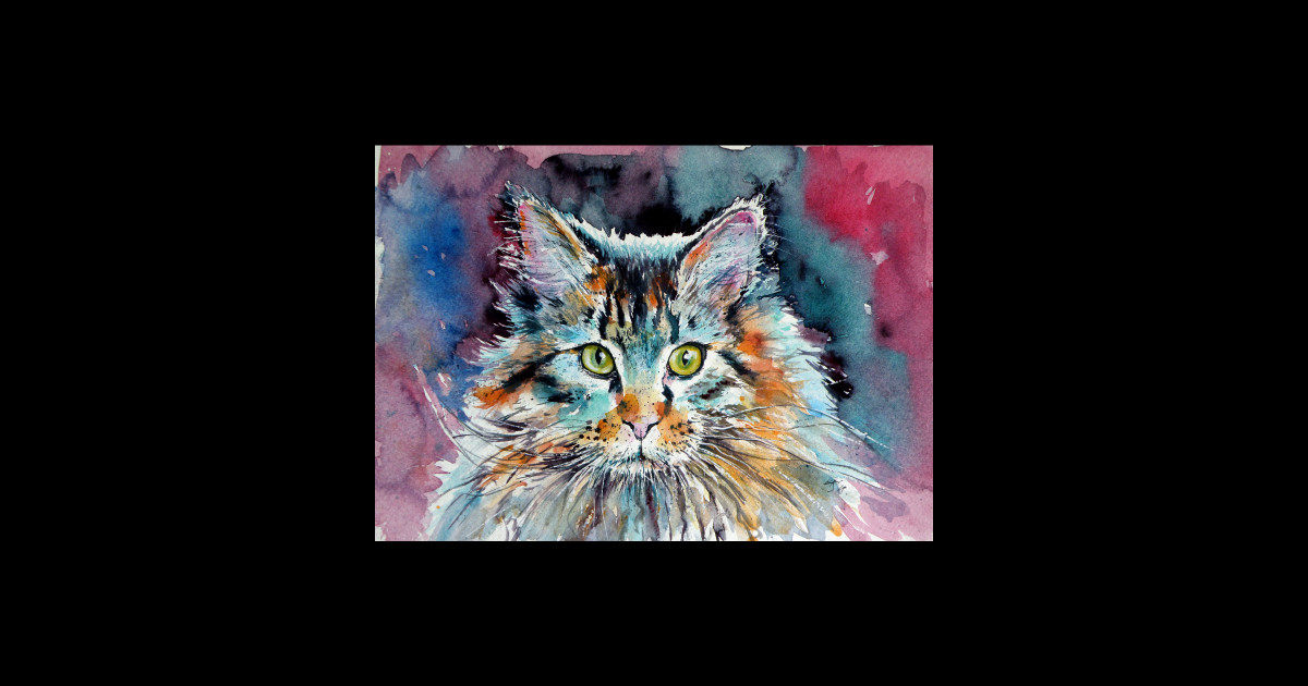 Cute big cat - Cute - Sticker | TeePublic