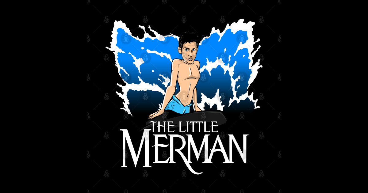 The Little Merman - Merman - Sticker | TeePublic