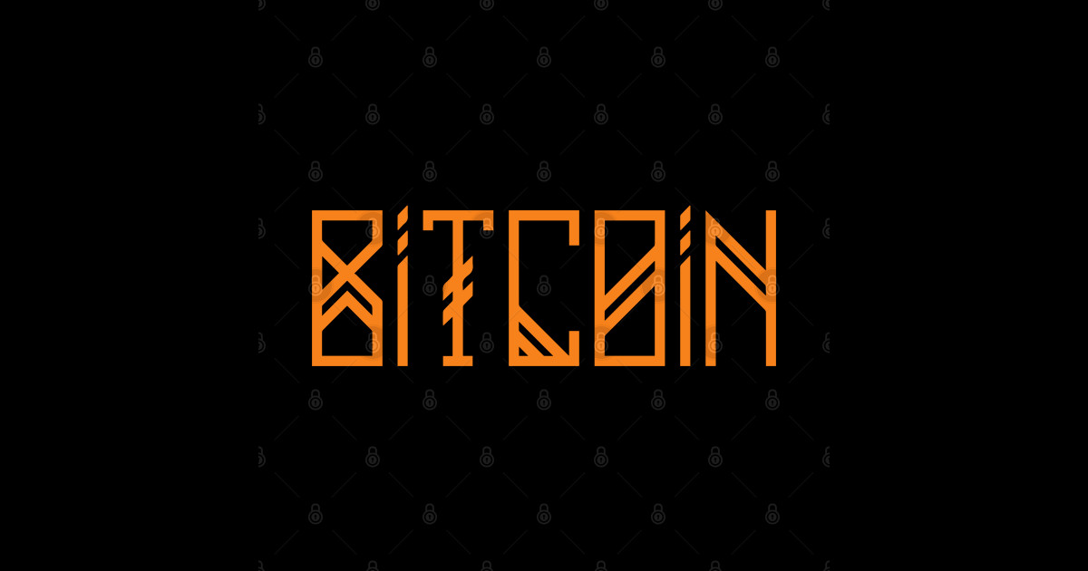 Bitcoin Fan Art Logo - Bitcoin - Sticker | TeePublic