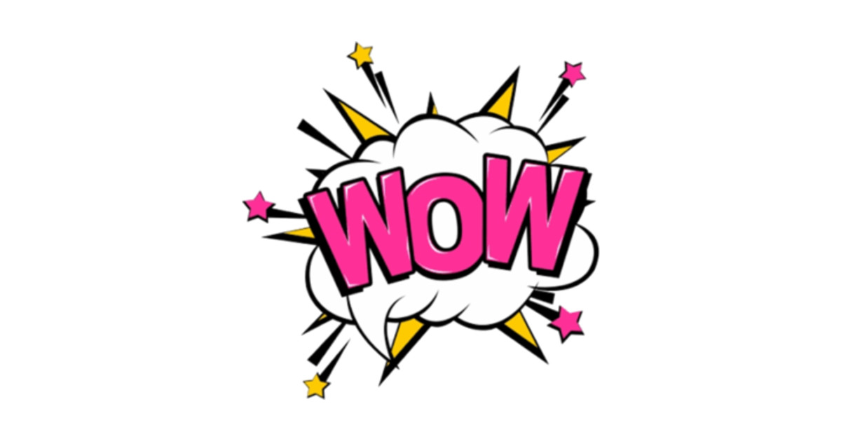 WOW - Wow - Sticker | TeePublic