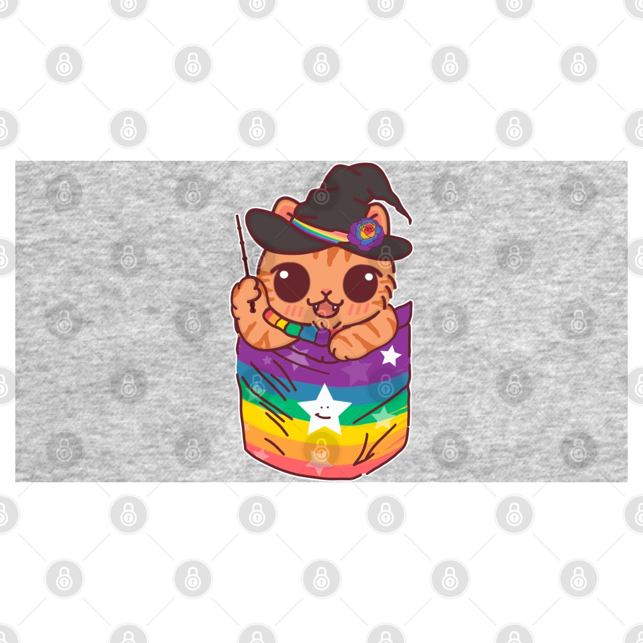 Magic Chest Pocket – Pride Wizard Cat - Pride Month - T-Shirt | TeePublic