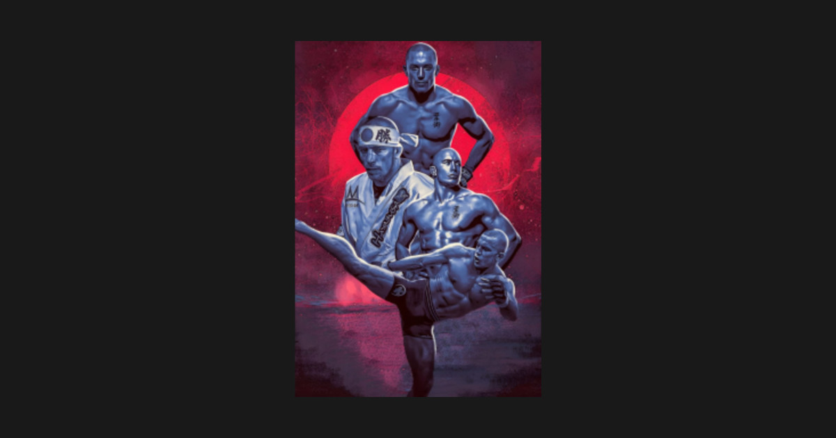 Georges St 'Rush' Pierre aka GSP - Georges St Pierre - T-Shirt | TeePublic