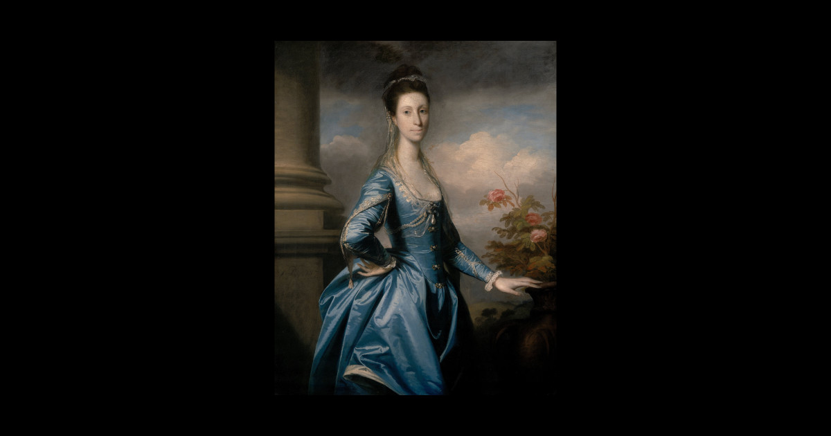 Miss Elizabeth Ingram by Joshua Reynolds - Joshua Reynolds - Sticker ...