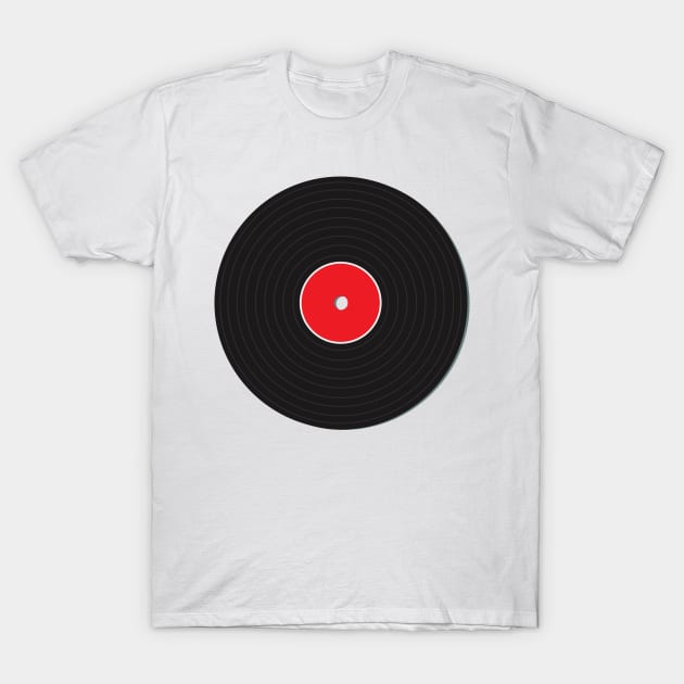 Retro Vinyl Record - Retro - T-Shirt | TeePublic