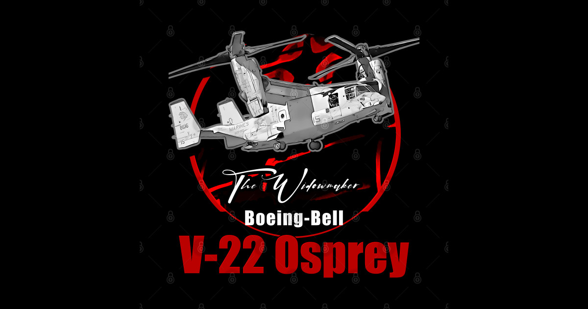 V-22 Osprey Hybrid Aircraft - V 22 Osprey Hybrid Aircraft - Sticker ...